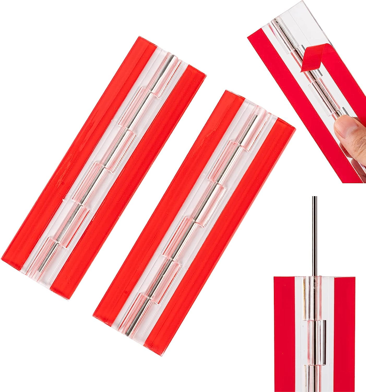 Acrylic Hinge Clear Acrylic Hinges - Continuous Piano Hinges, Small ...