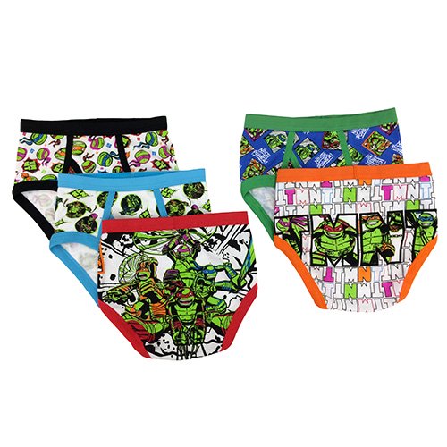 Teenage Mutant Ninja Turtles Boys Underwear, 5 Pack (Little Boys & Big ...