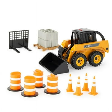 John Deere 1/16 Big Farm 318G Skid Steer Tractor Toy Set - LP77343 with ...