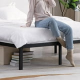 King 16-inch Heavy Duty Metal Bed Frame with 3,500 lbs Weight Capacity ...