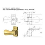 Storm Door Lever Handle Set - Walmart.com