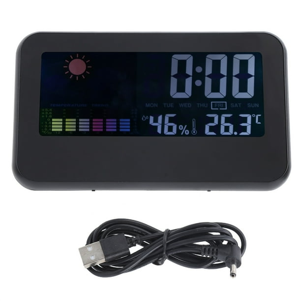 Temperature Gauge,CJ2618T ‑10‑61℃ Digital Color Thermometer ...