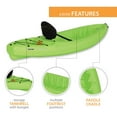 Lifetime Spitfire 8 ft Sit-On-Top Kayak, Lime Green, Weight Limit 240 ...