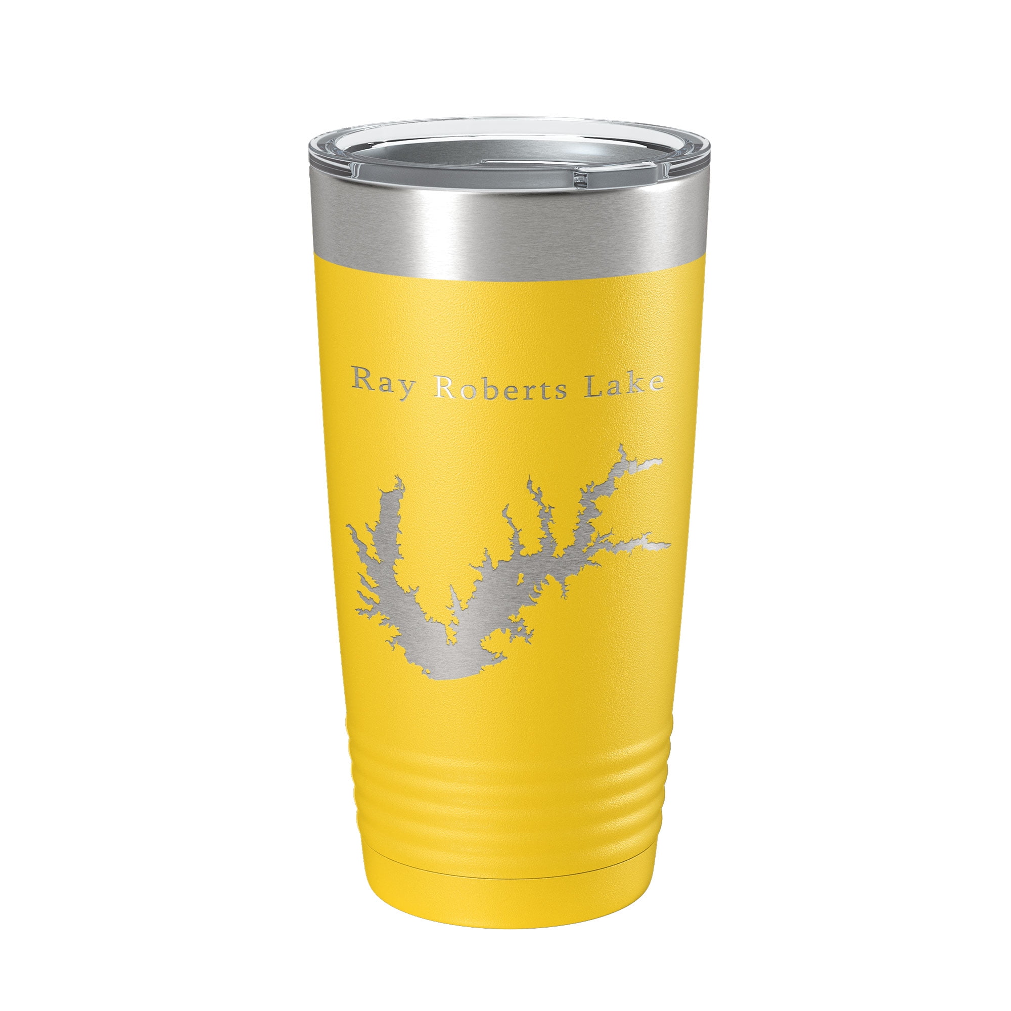 Ray Roberts Lake Map Tumbler Travel Mug Insulated Laser Engraved Coffee ...