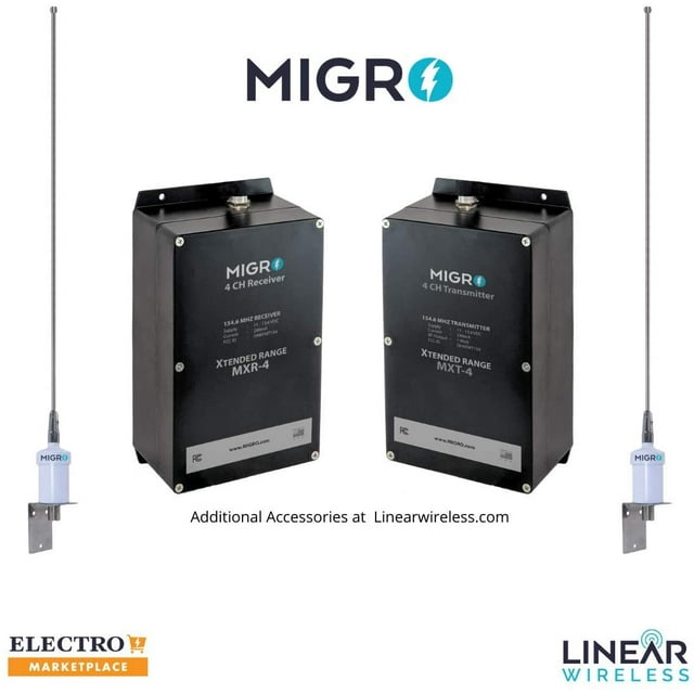 Migro- Xtended Range wireless controls- Linear XT-4 & XR-4 Replacement ...