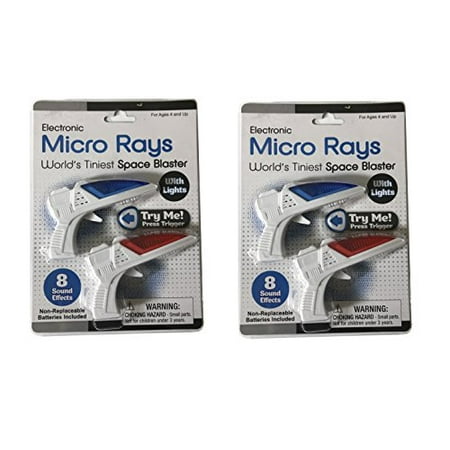 Loftus Mini Laser Guns Micro Ray Space Blaster - World's Tiniest ...