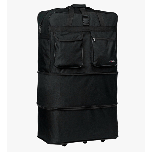36 inch Wheeled Spinner Suitcase Luggage Expandable Rolling Duffel Bag ...