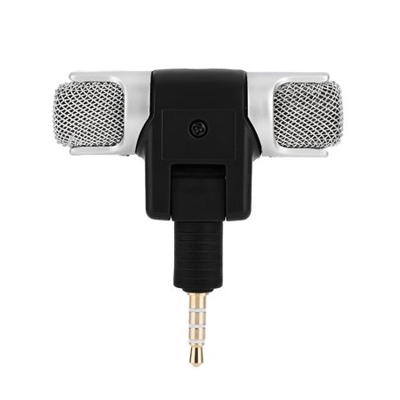 Ccdes Mini Stereo Microphone Mic 3.5mm Gold-plating Plug Jack for ...
