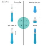 Nail File Care System- Electric Buffer Machine Kit for Smooth Shiny ...