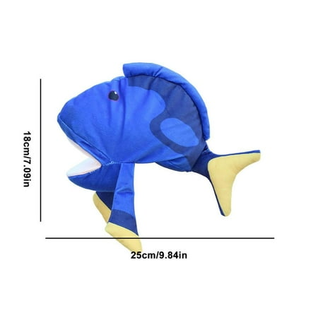 Clown Fish Hand Puppet Fish Toys For Kids With Movable Mouth Puppet ...