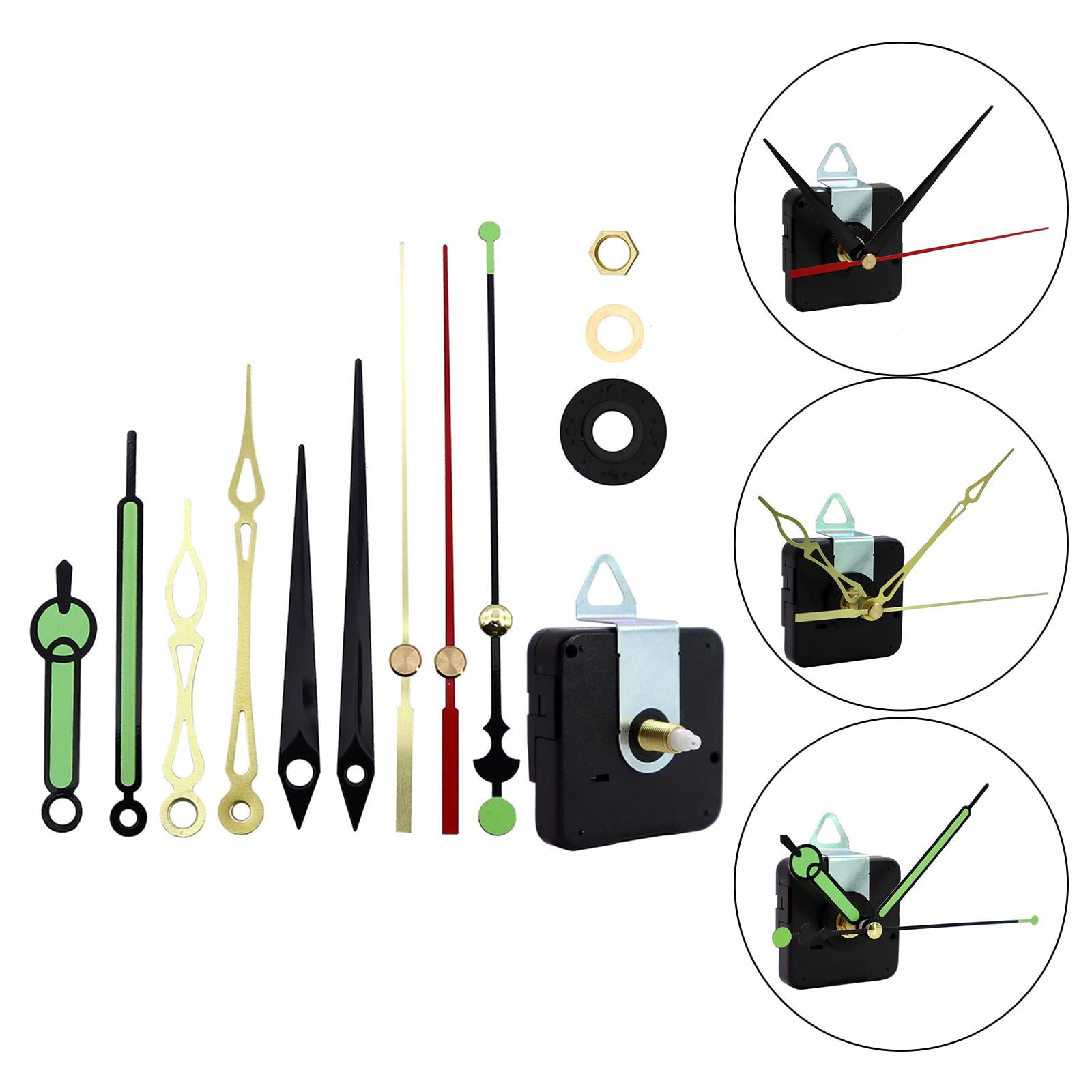 Clock Movement Mechanism Non Ticking Kits DIY Making Replacement ...