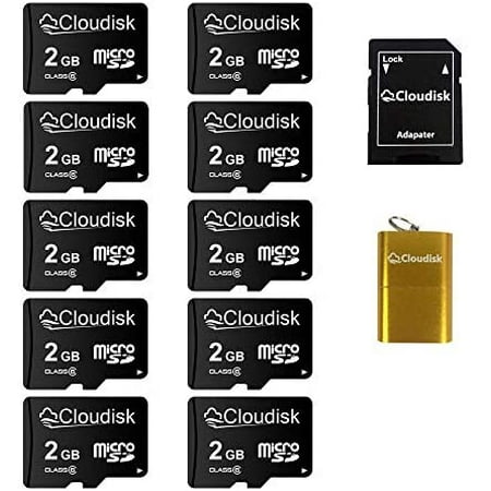 Cloudisk 10Pieces 2GB Micro SD Card 2G Memory Card Class 4 Wholesale ...