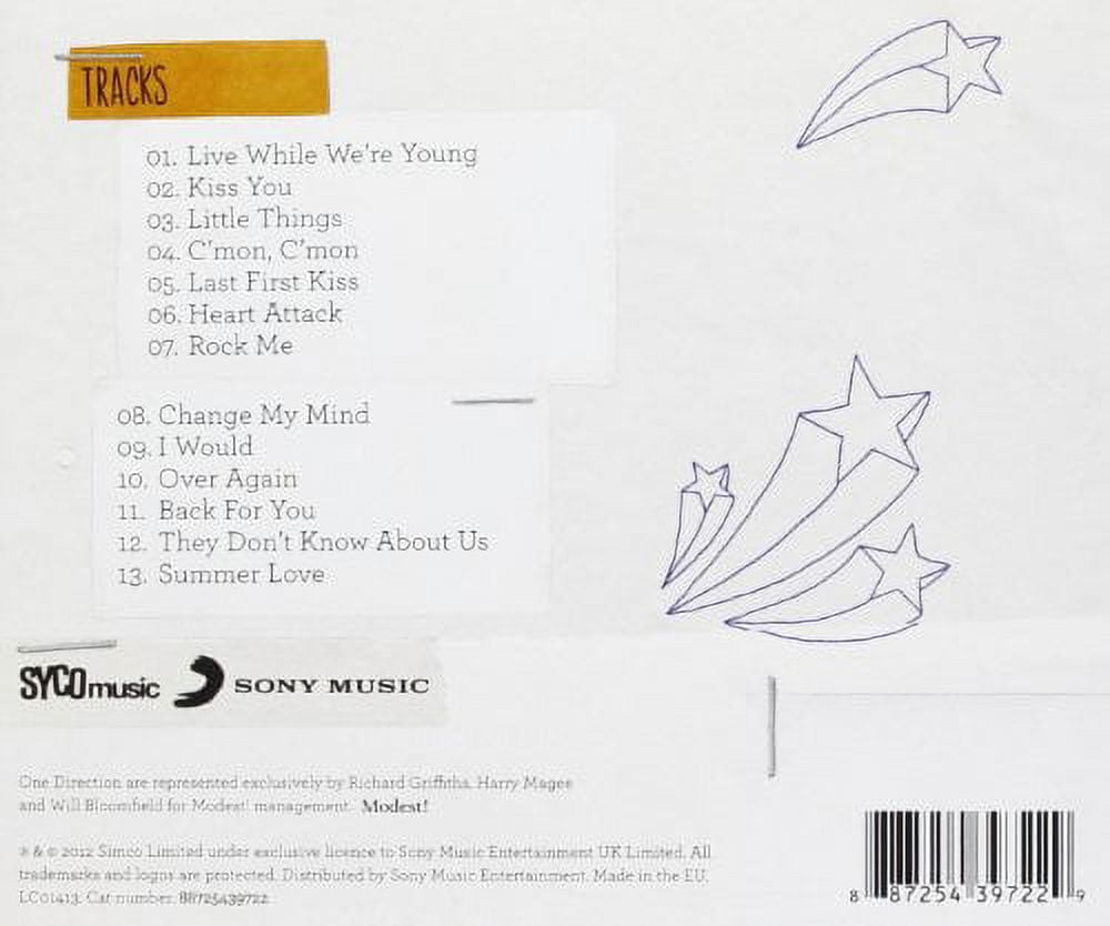 One Direction Take Me Home Tracklist Deluxe