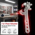 7 in 1 Aluminum Bung Wrench, Aluminum Bucket Opener Tool, Heavy Duty ...