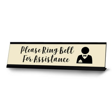 Please Check-In With Receptionist, Desk Sign or Front Desk Counter Sign ...