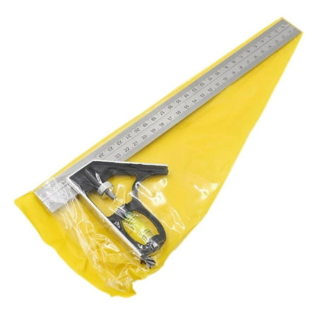 300Mm Adjustable Combination Square Angle Ruler 45 / 90 Degree With ...