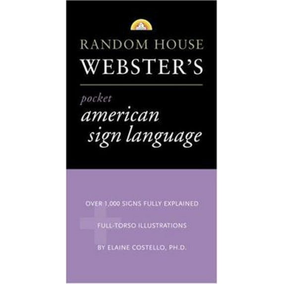 Pre-Owned Random House Webster's Pocket American Sign Language ...