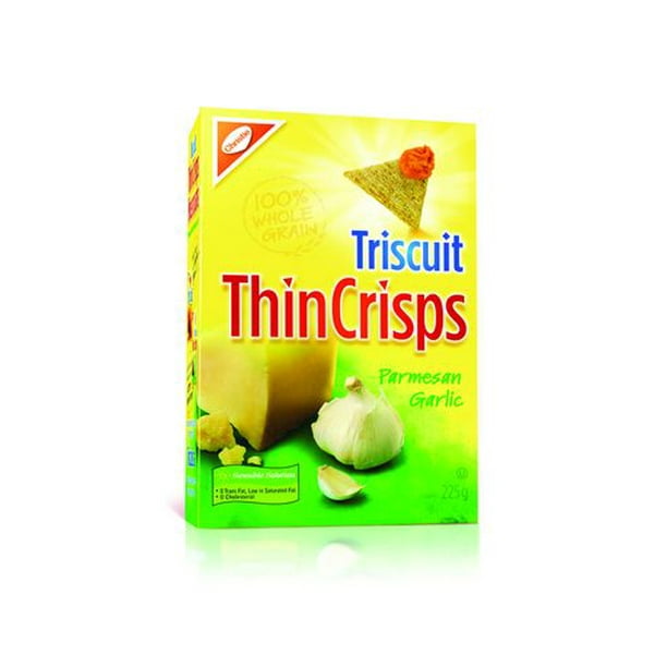 Triscuit Parmesan Garlic Thin Crisps Crackers - Walmart.ca