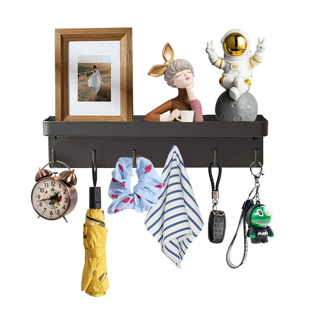 Key Holder for Wall Adhesive Key Holder with Mail Organizer Key Hooks ...