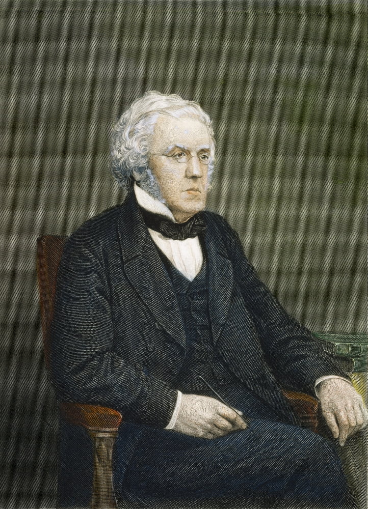 Stretched Canvas Art - William M. Thackeray /N(1811-1863). English ...