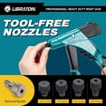 LIBRATON Professional Heavy Duty Rivet Gun, One-Handed Pop Rivet Gun ...