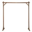 Gymax 7.2 FT Square Wedding Arch Wooden Arbor Backdrop Stand w ...