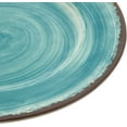 Mingle Reusable Plastic Plate Dinner Plate with Pottery Style ...