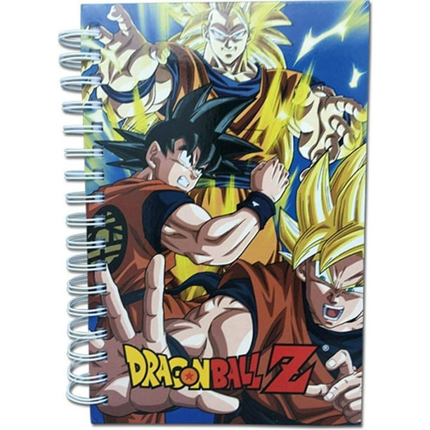 Dragon Ball Z Super Saiyan Goku Anime Spiral Notebook - Walmart.com ...