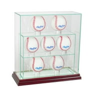 Perfect Cases - Glass Baseball Bat Display Case, Cherry Finish ...