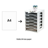 Natwind 7-Tier Office File Paper Organizer for Desk Desktop Letter Tray ...