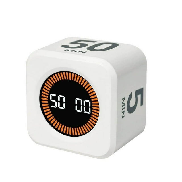 4 Preset Time Visual Flip Timer Gravity Sensor Cube Shape Gravity ...