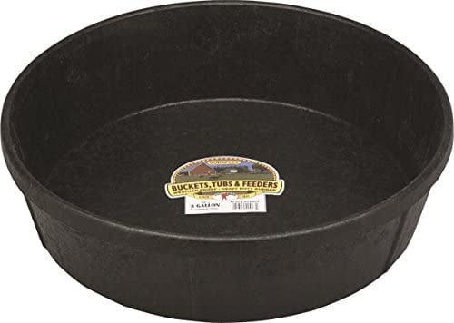 Little Giant Farm & Ag HP-3 3 Gallon Rubber Feed Pans - Walmart.com