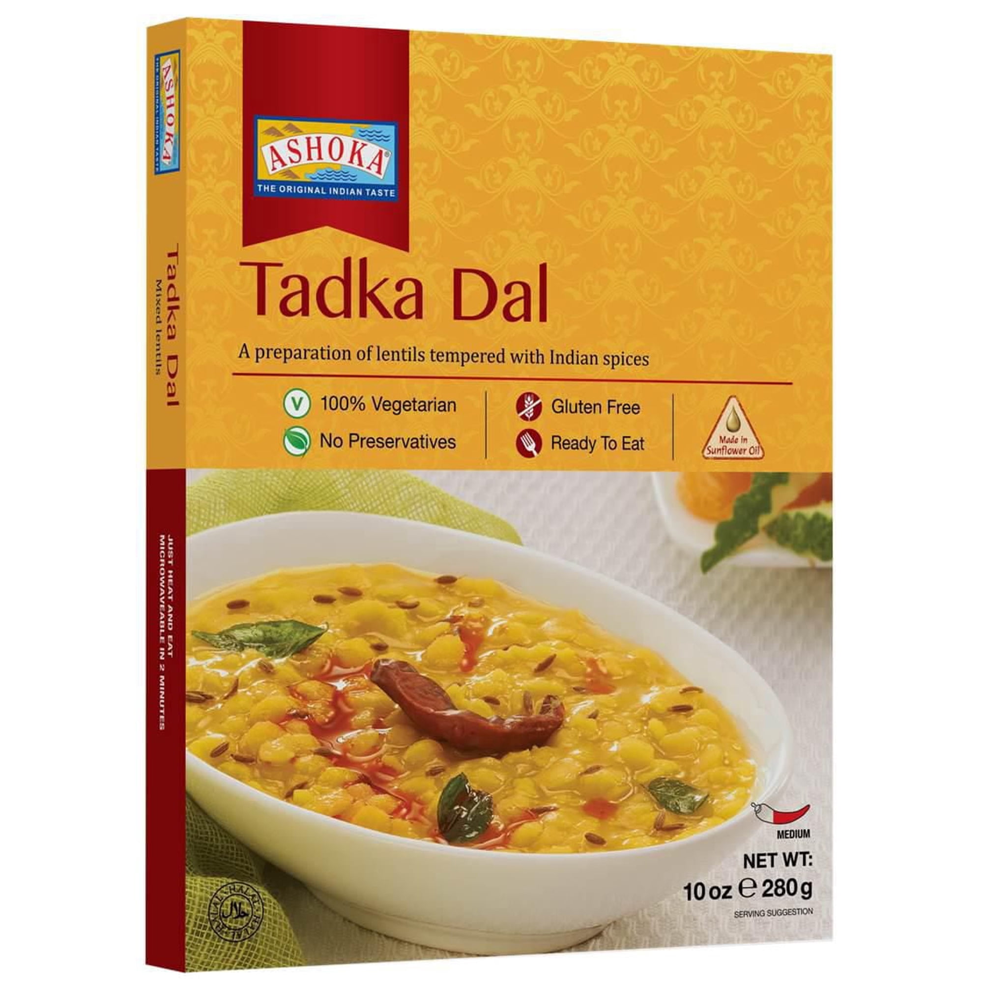 Click here for Ashoka Ready To Eat - Dal Tadka 10 Oz (280g) prices