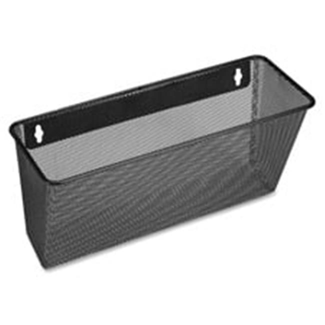 Single Wall Pocket, Ltr, 14 in. x 3.38 in. x 8.75 in., Black Mesh ...