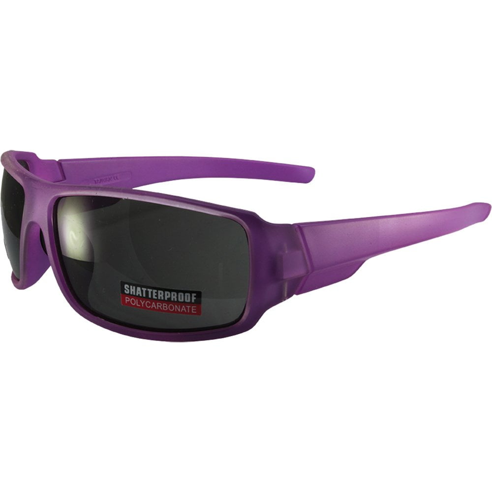 Swag Underground Sunglasses Purple Wrap Around Frames with Smoke Lenses ...