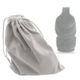 Earphones Pouch Soft and Comfortable Headphone Storage Bag Travel Carry ...