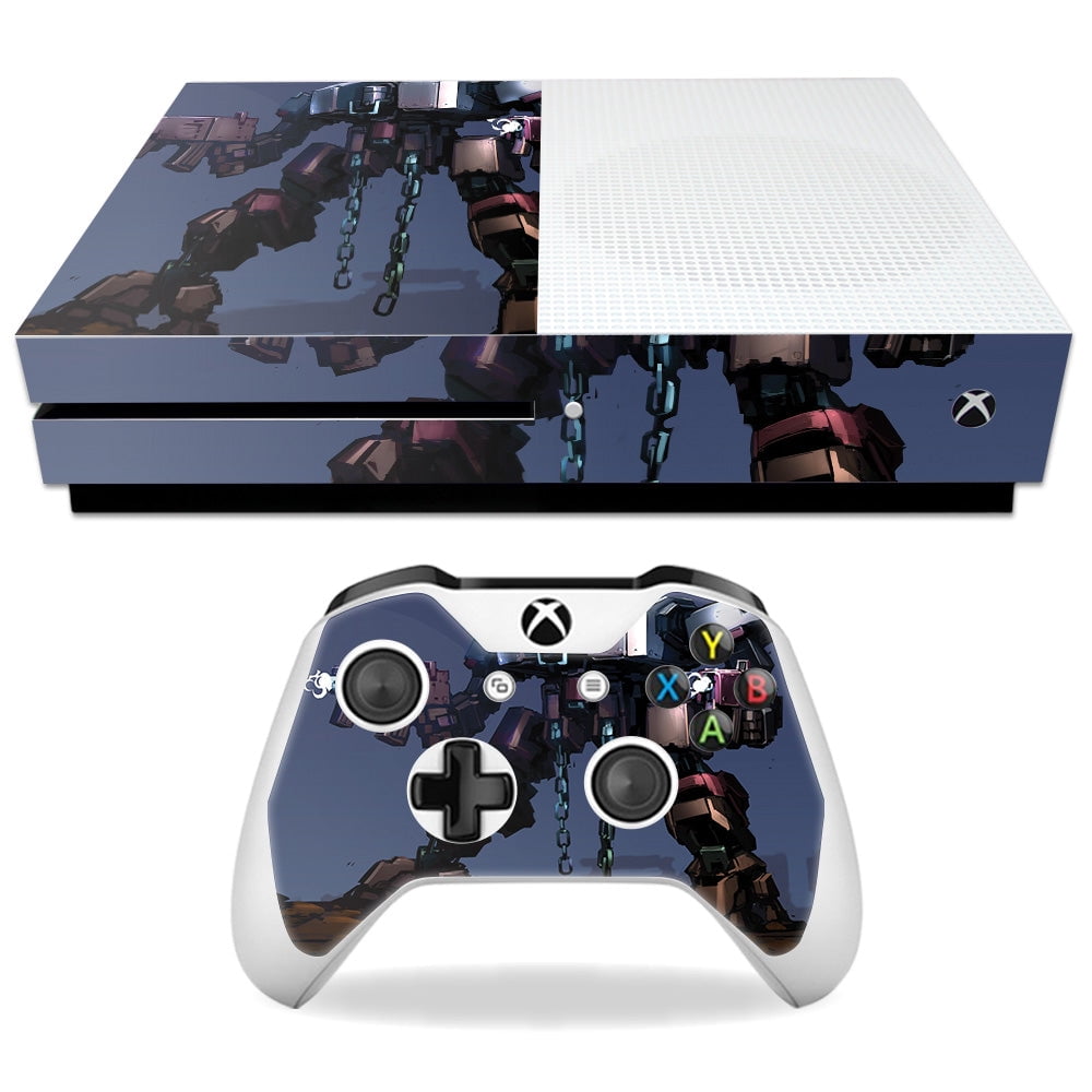 Skin Decal Wrap Compatible With Microsoft Xbox One S Steel Chains ...