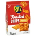 RITZ Toasted Chips Cheddar Crackers, 8.1 oz - Walmart.com