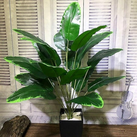 85cm Artificial Plantain Tree Simulation Palm Plants Plastic Crafts ...