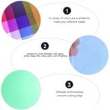 8pcs Colored Lighting Gel Filters Transparent Color Overlays Films for ...