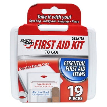 4 Pack - JOHNSON & JOHNSON First Aid To Go Kit 12 Items 1 Each ...