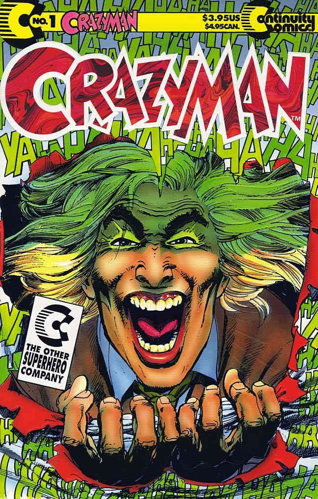 Crazyman #1 VF ; Continuity Comic Book - Walmart.com