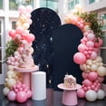 Blue Starry Sky Wedding Arch Cover, Stretchy Spandex Arch Backdrop ...