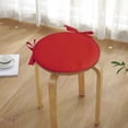 38cm Large Round Seat Cushion with Fixing Straps Thickened Non-slip ...
