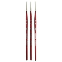 Princeton Velvetouch Round Brush, Synthetic Bristles, Short Handle ...