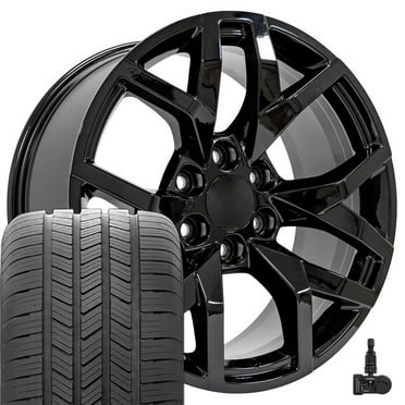 OE Wheels CV83 20 Inch Rims and Tires Fit Tahoe Style 6x139.7 20x8.5 ...