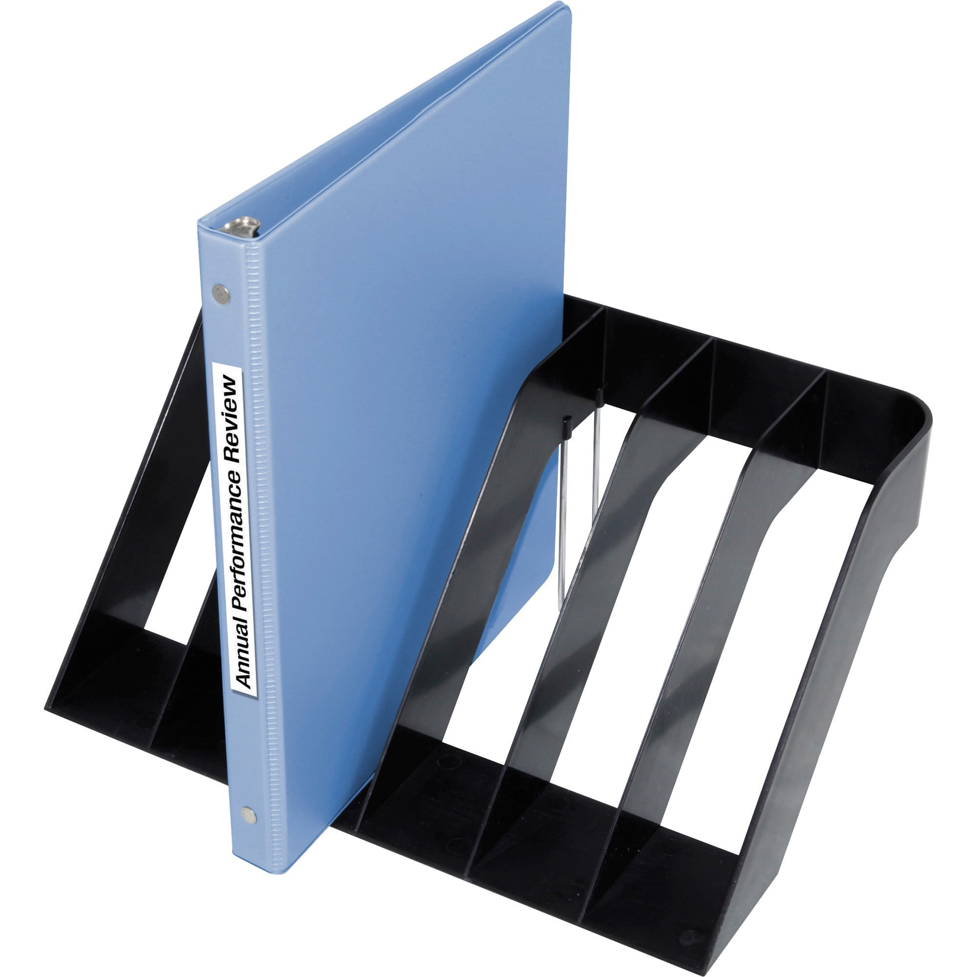 Kantek 6 Section Wide File Sorter, 13-inch x 6-inch x 8.5-inch, Black ...