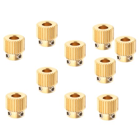 10xFeedstock Extruder Wheel Hobbed Drive Gear Feeding Wire for 3D ...