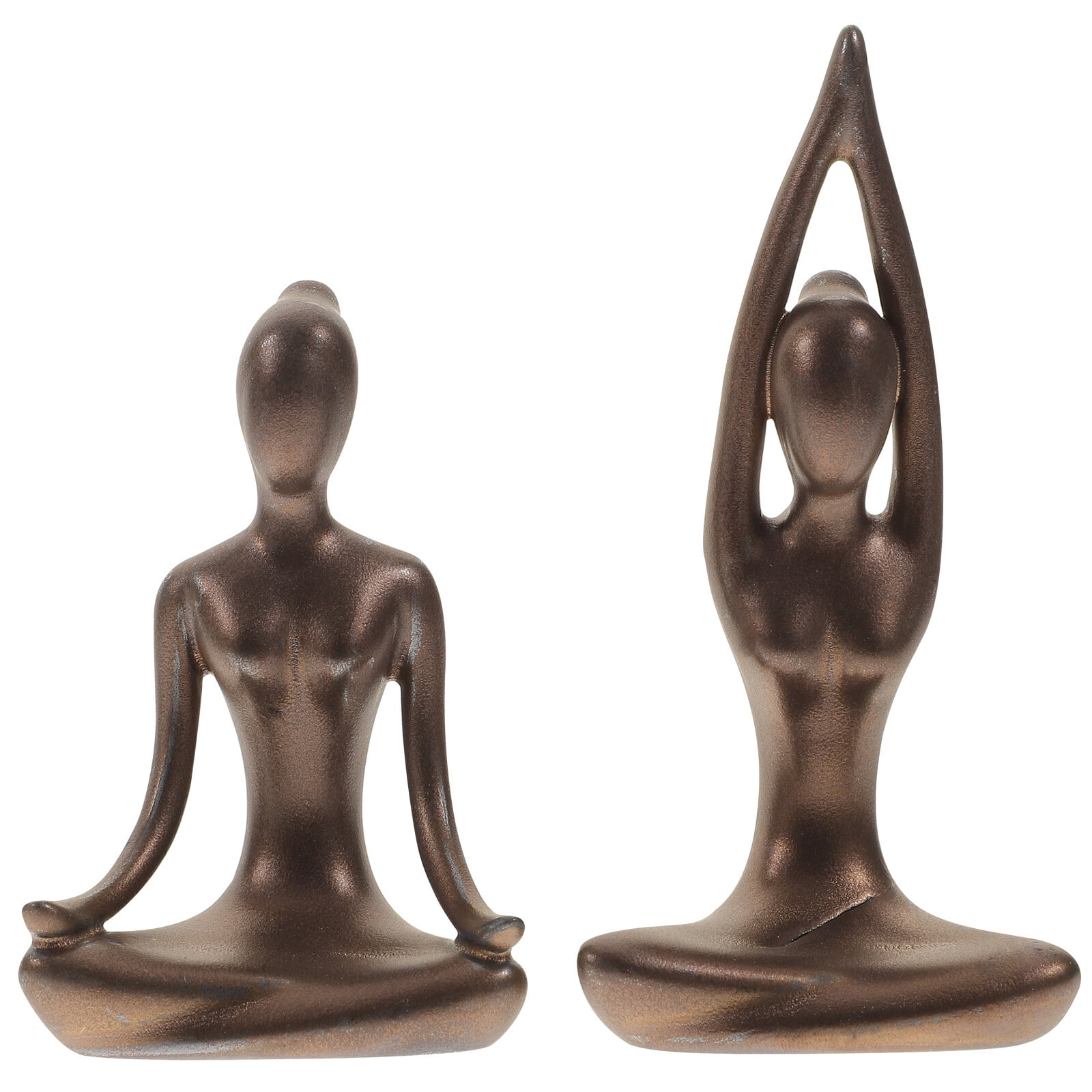 Click here for Eeaseca 2pcs Yoga Figure Ornament Yoga Figurine Re... prices