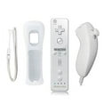 Motion Plus Remote And Nunchuck Controller With Silicone Case And Wrist ...